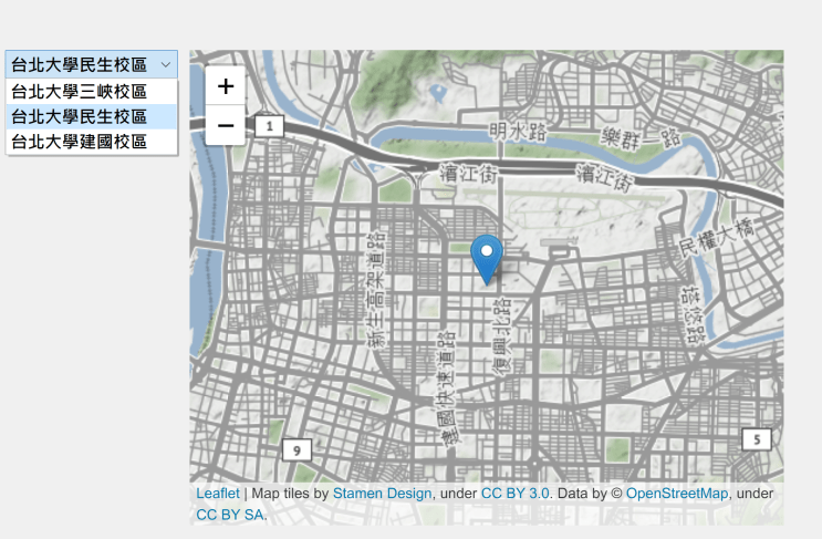 QT Designer + PyQt + 地理地圖 | 汪群超 Chun-Chao Wang